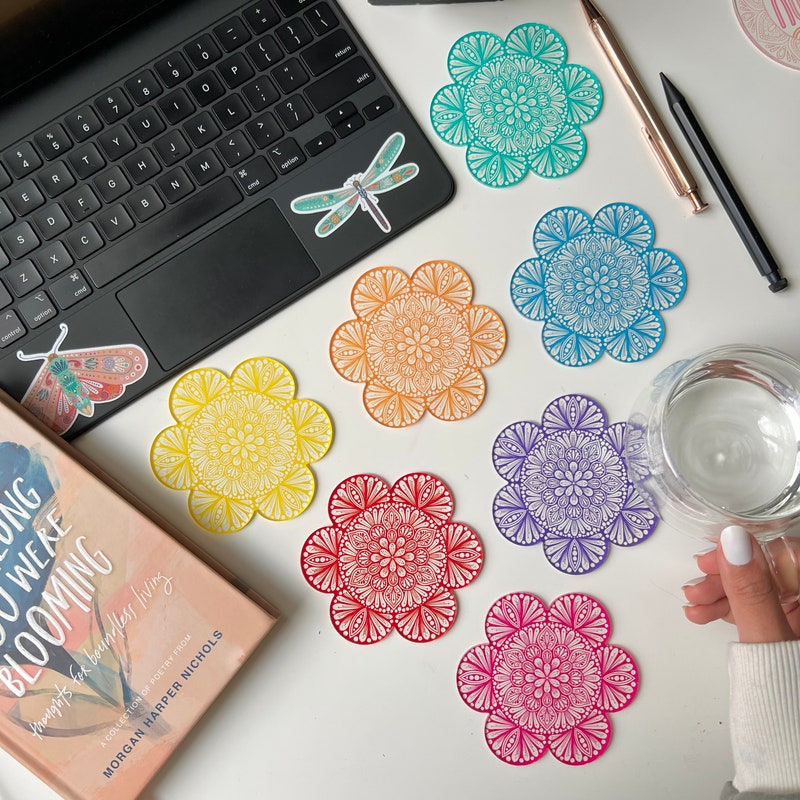 Acrylic Coasters - Etsy