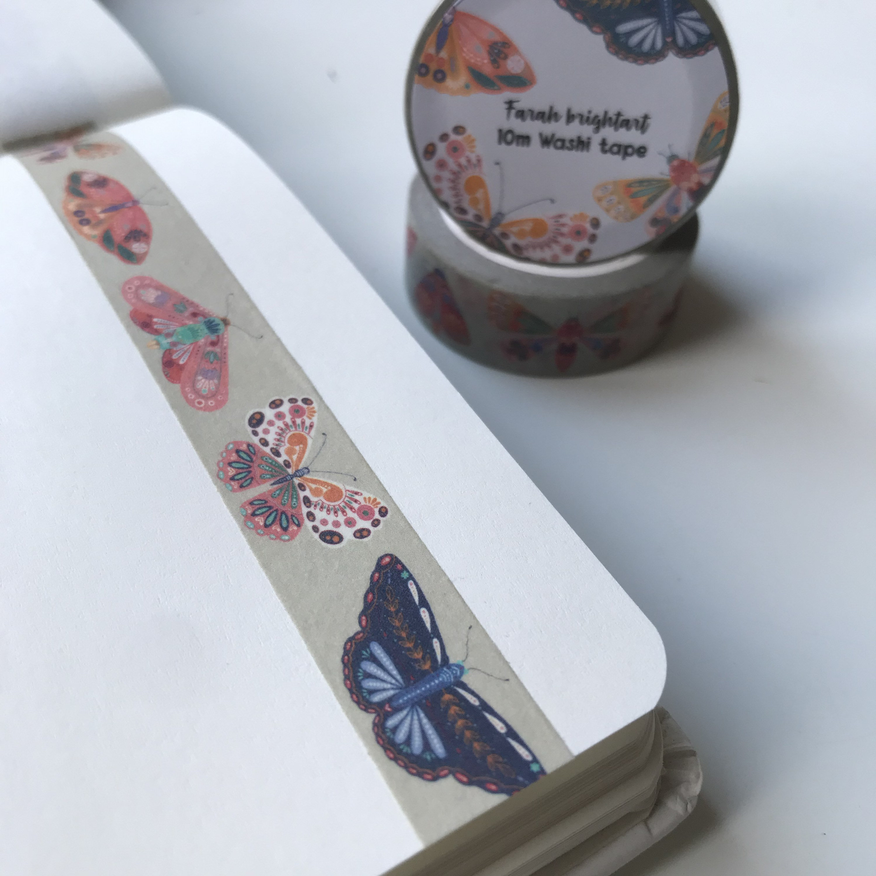 Cute Moths 10mm Washi Tape - Etsy