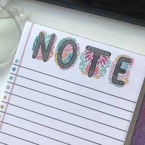 Plant Notepad Mandala Note Pad - Etsy