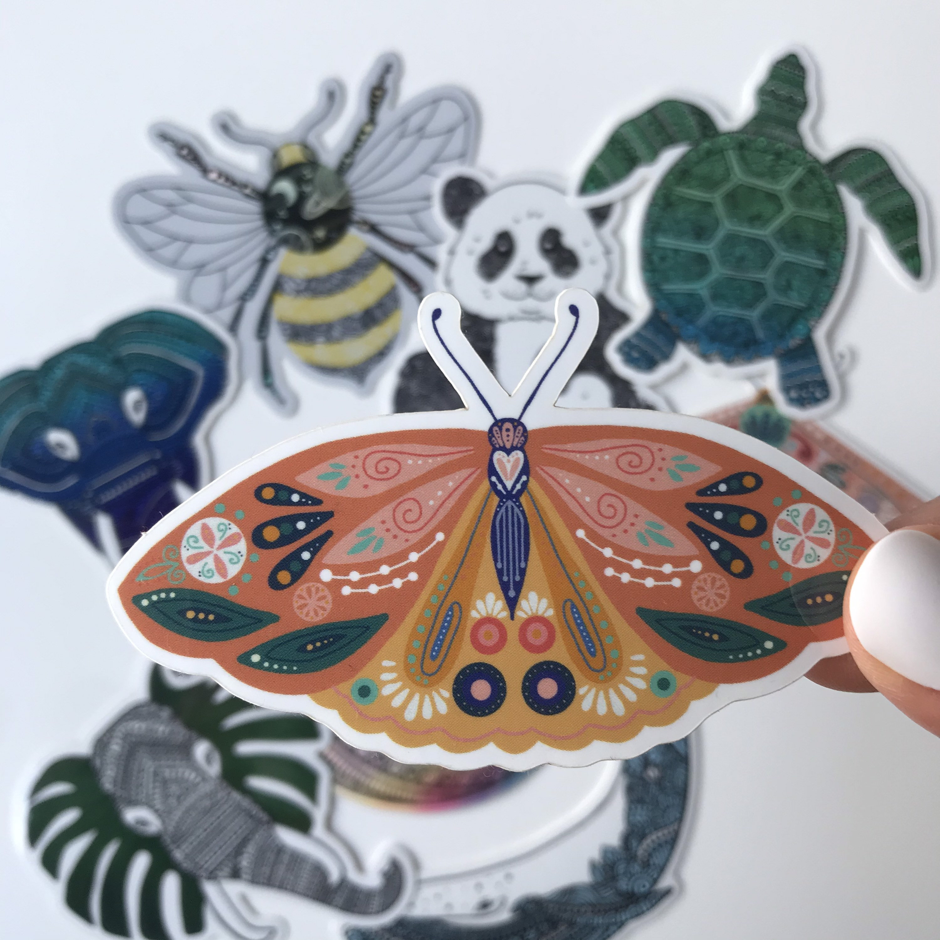 9 Animal stickers pack waterproof stickers pack stickers | Etsy