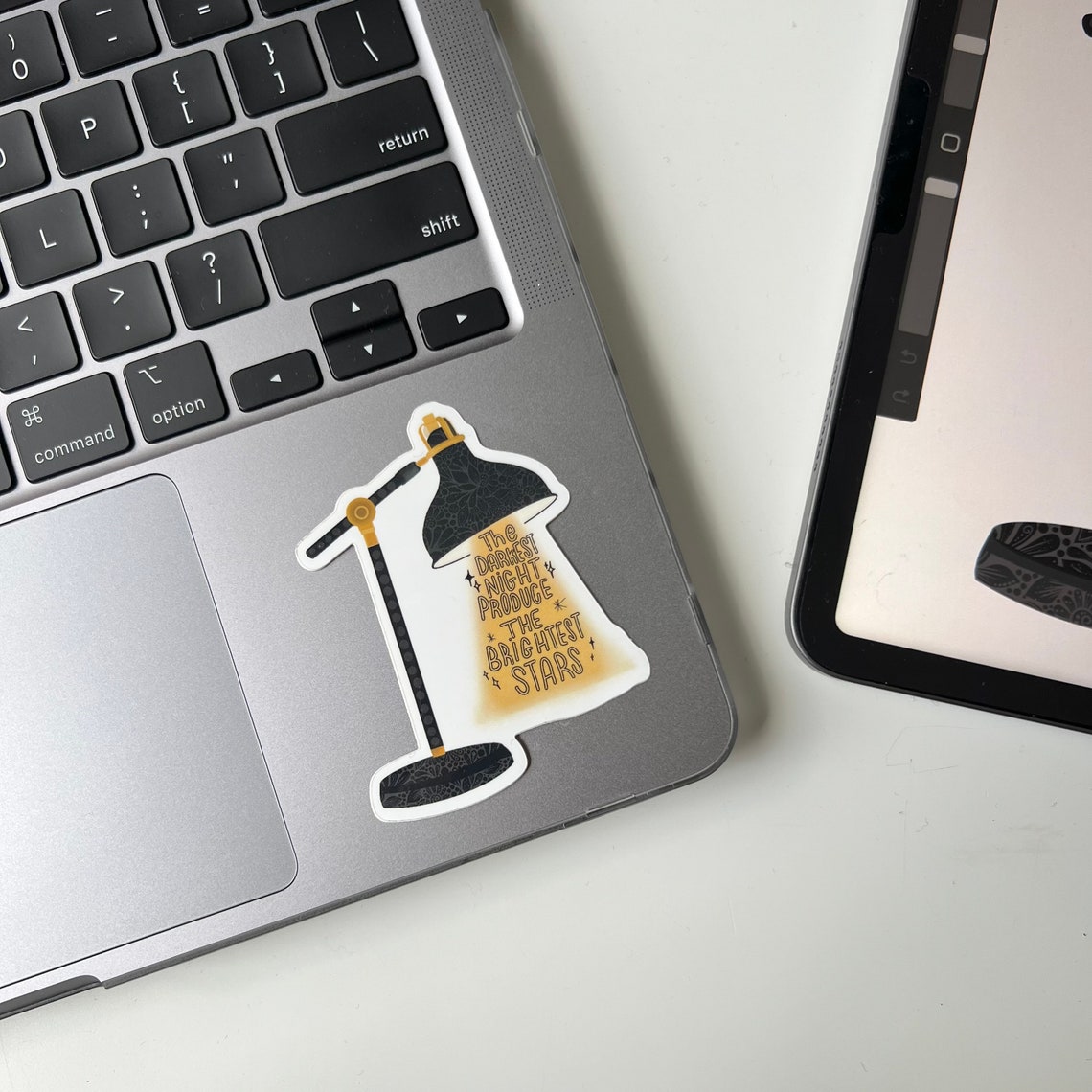 Zentangle Table Lamp Stickers Waterproof Stickers the - Etsy