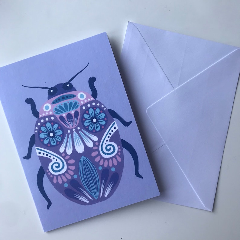 Cute Insects Greeting Cards - Etsy