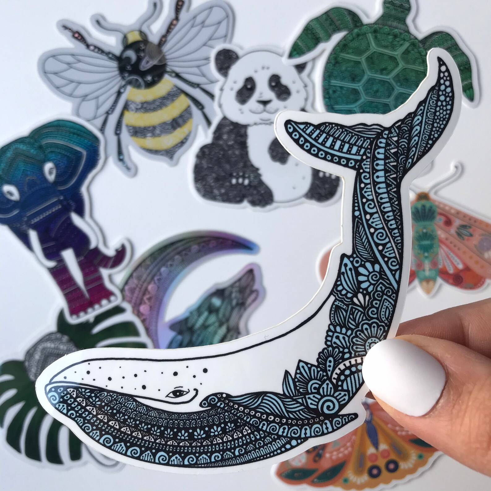 9 Animal Stickers Pack Waterproof Stickers Pack Stickers | Etsy