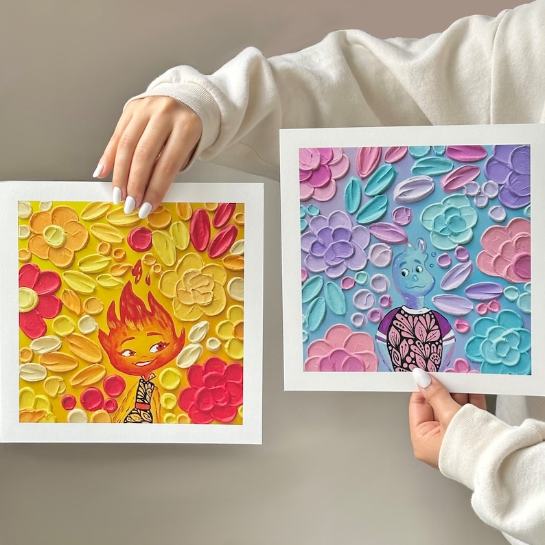 Elemental Prints Set of 2 - Etsy
