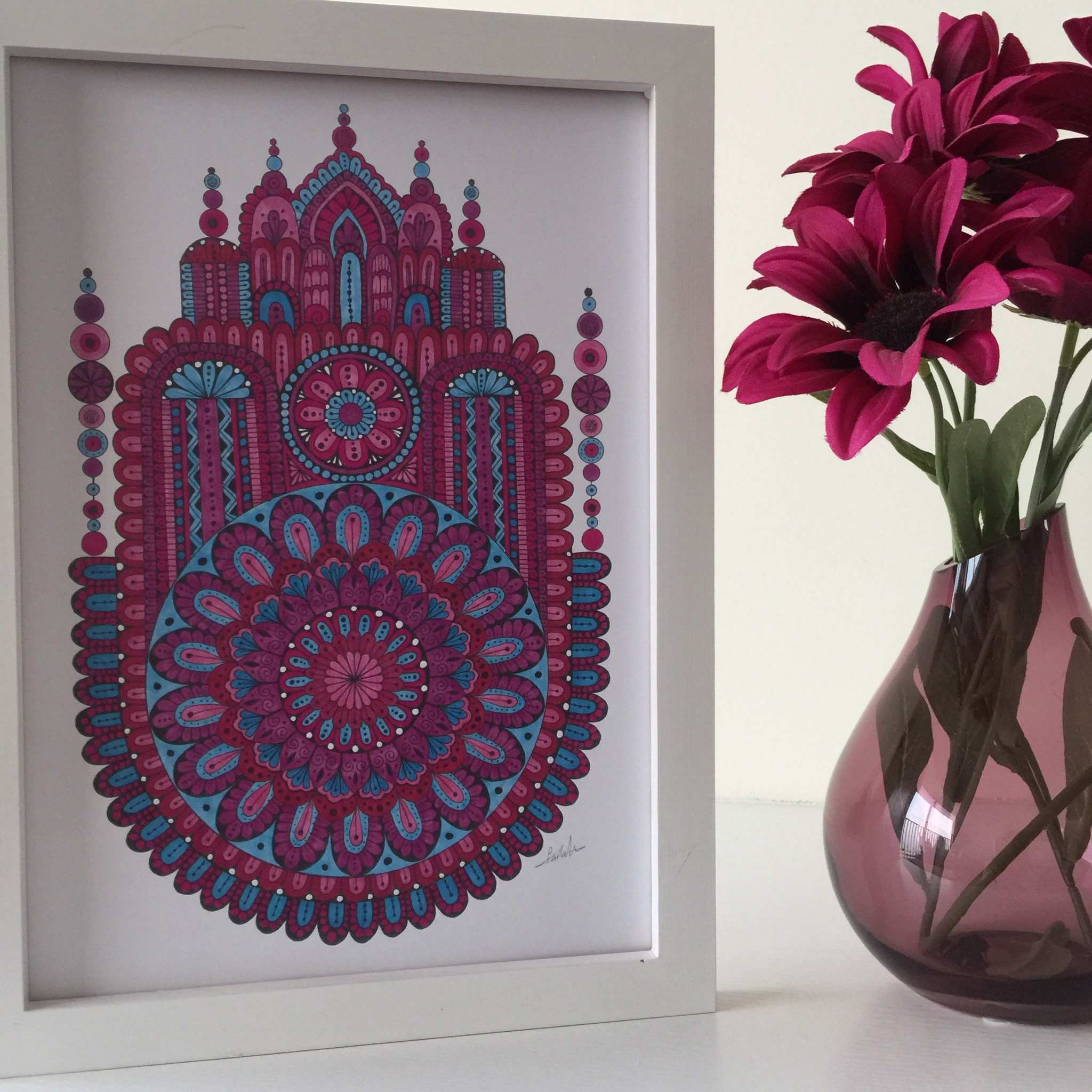 Mandala Building Prints Artwork Prints Hand Drawing Wall - Etsy