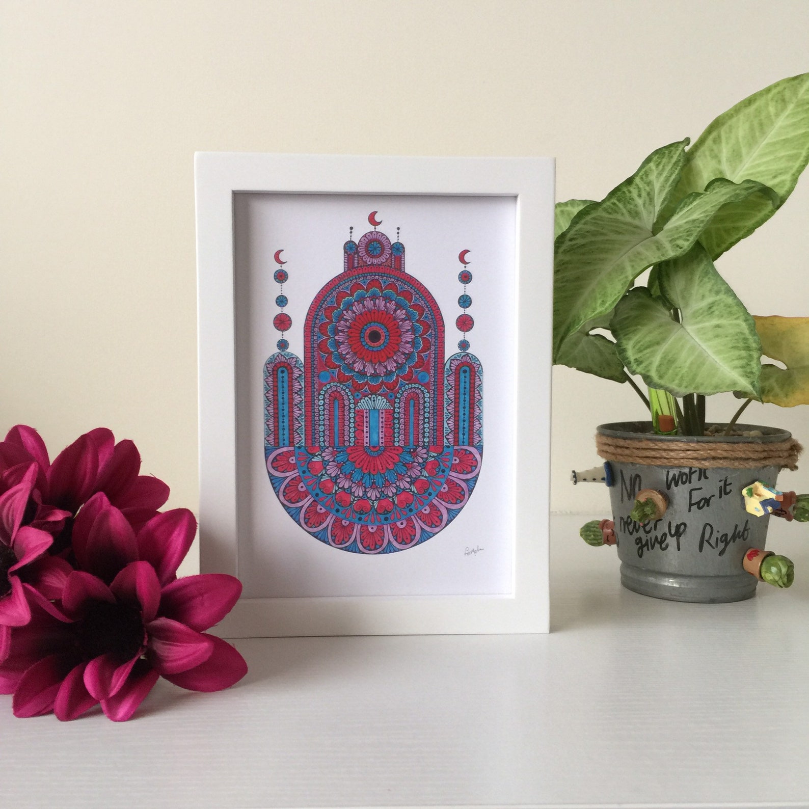 Mandala Building Prints Artwork Prints Hand Drawing Wall | Etsy