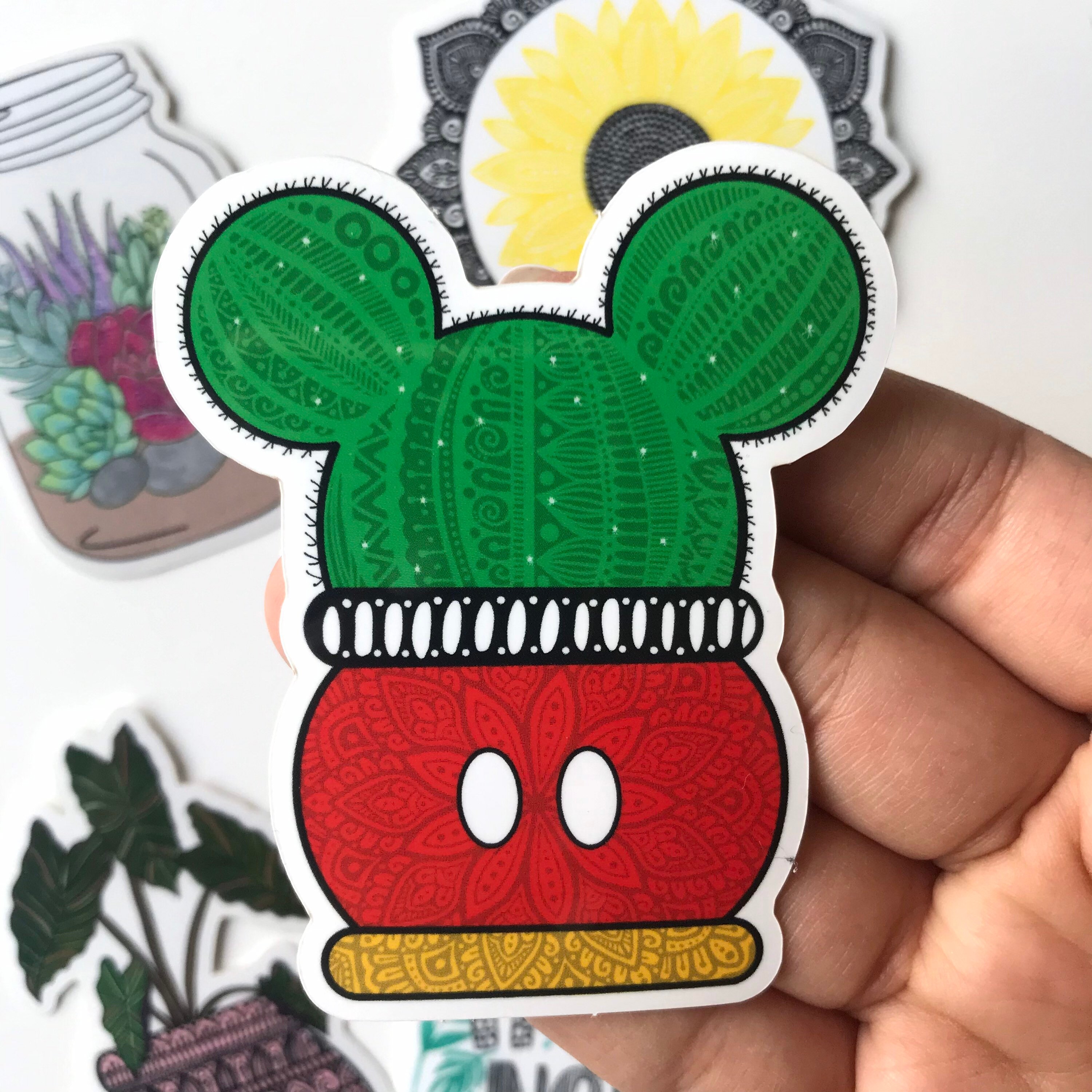 6 Plant Stickers Pack Waterproof Stickers Vinyl Stickers | Etsy