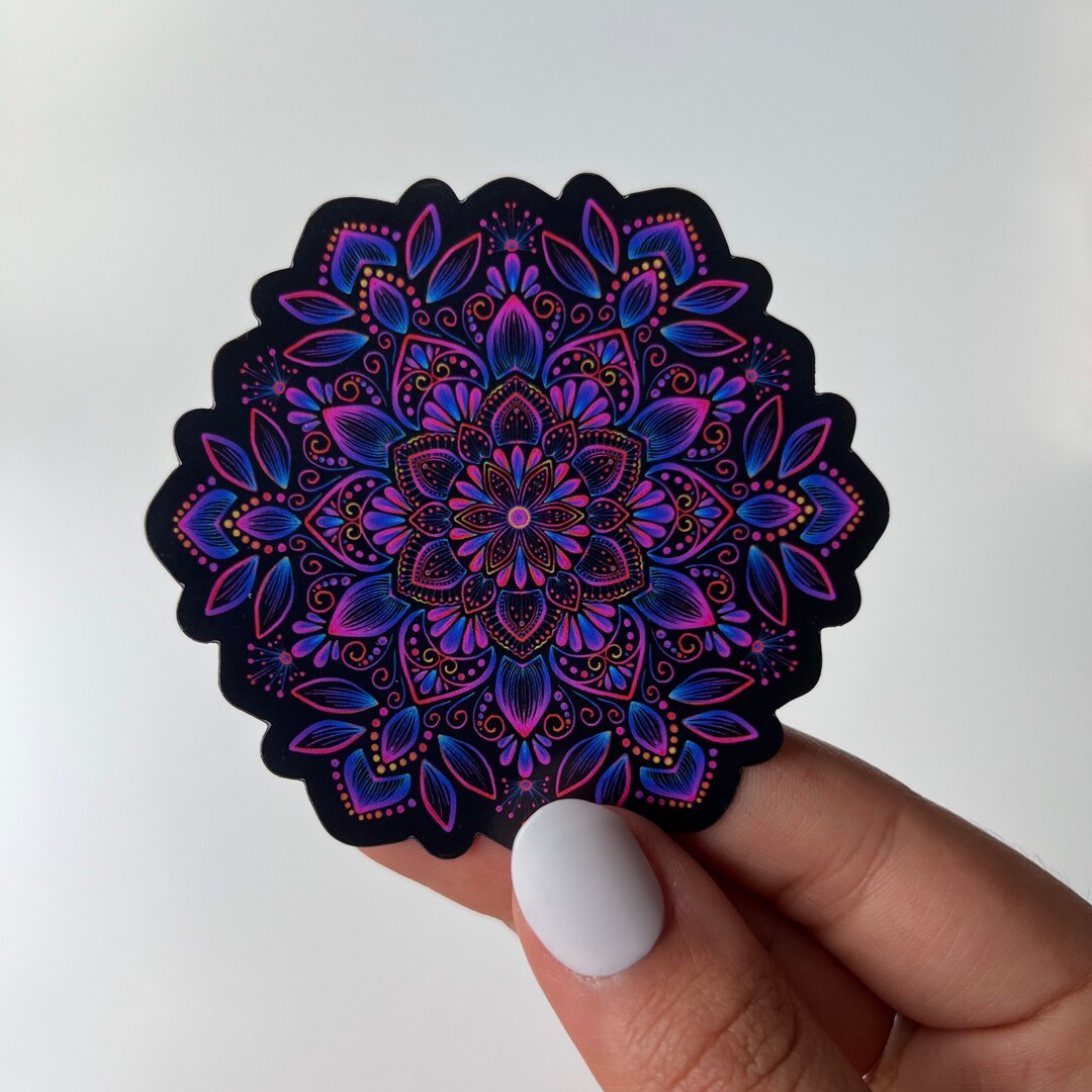 Colorful Mandala Magnet - Etsy