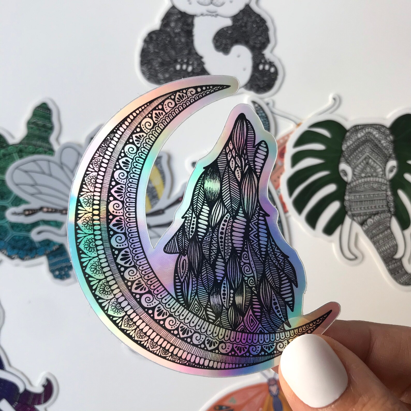 9 Animal Stickers Pack Waterproof Stickers Pack Stickers | Etsy