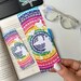 Rainbow Mandala World Map Bookmark World Map Bookmark 2 Side Printed - Etsy