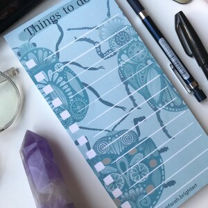 Bugs Things to Do Notepad 50 Sheet - Etsy