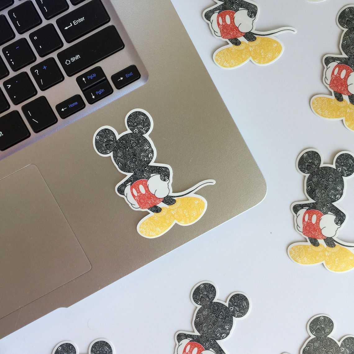 Zentangle Mickymouse Sticker Micky Mouse Sticker vinyl | Etsy