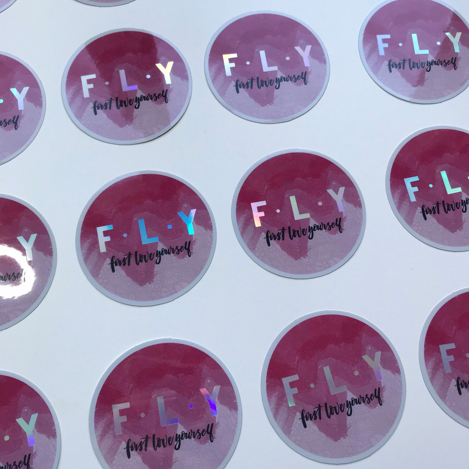 Love your self stickers waterproof stickers zentangle | Etsy