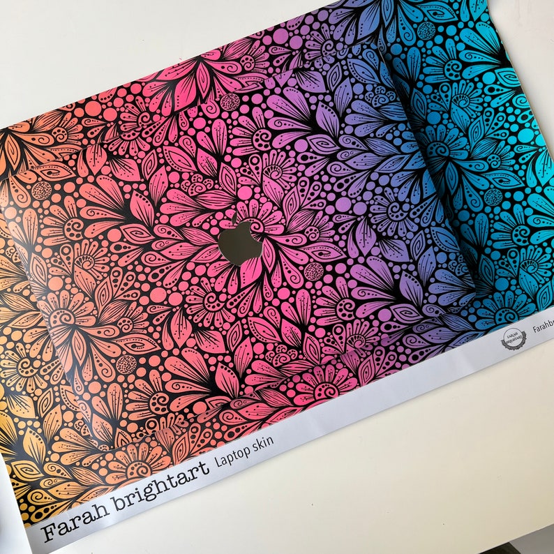 FBA Zentangle Laptop Skin Laptop Decals Macbook Skin - Etsy