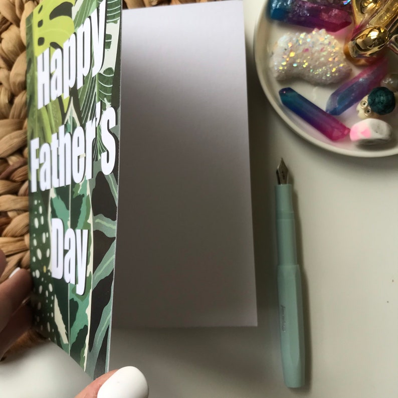 Happy Father’s Day Card - Father Day Greeting Card - Plant Dad - Etsy