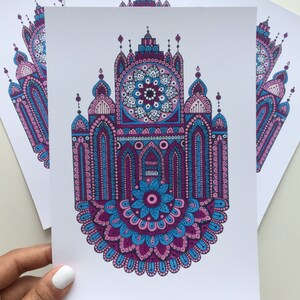 Mandala Building Prints - Artwork Prints - Hand Drawing- Wall ...
