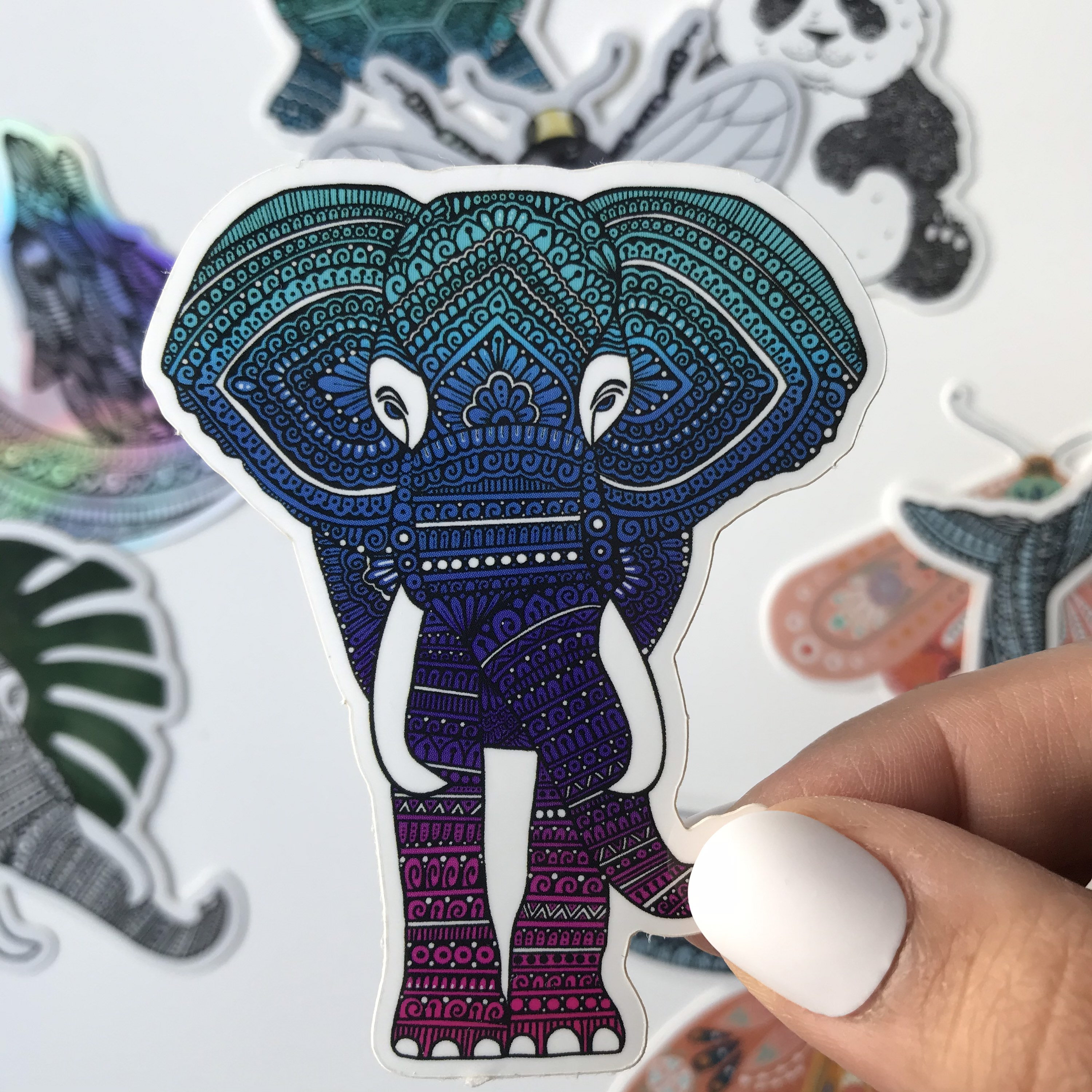 9 Animal stickers pack waterproof stickers pack stickers | Etsy