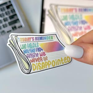 Today Reminder Magazine Mandala Sticker - Etsy
