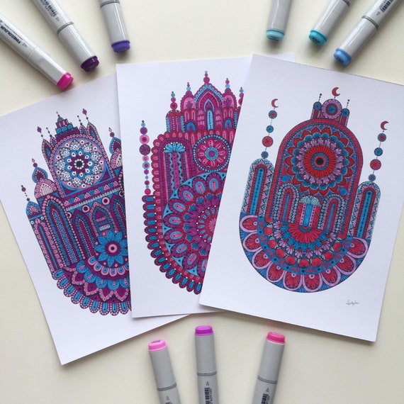 Mandala Building Prints Artwork Prints Hand Drawing Wall - Etsy