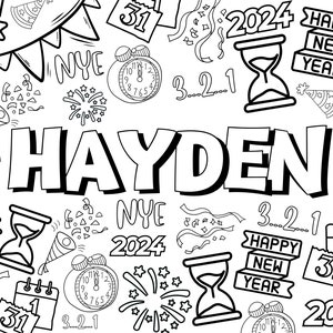 Personalized Holiday Coloring Page Bundle Holiday Coloring - Etsy