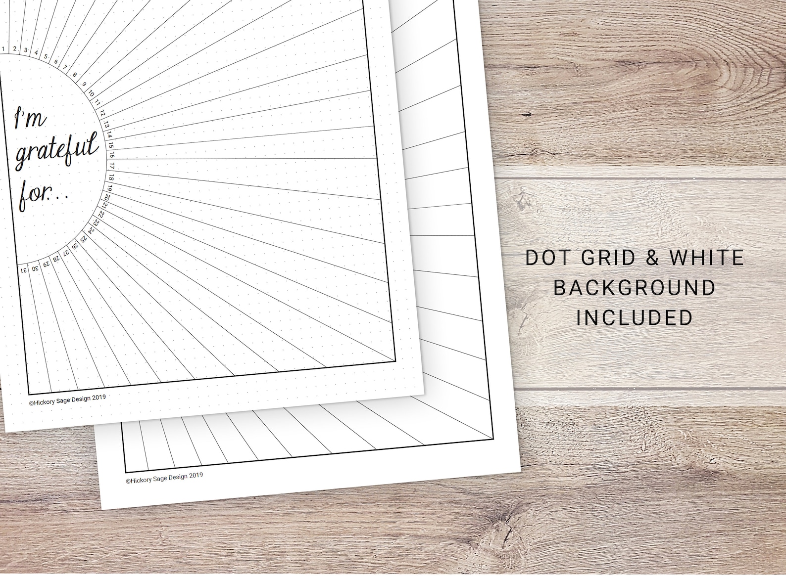 Gratitude Tracker Printable (for Dot Grid Journals and Planners) - Etsy