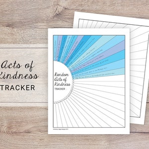 Kindness Habit Tracker (for Dotted Grid Journals and Planners) - Etsy