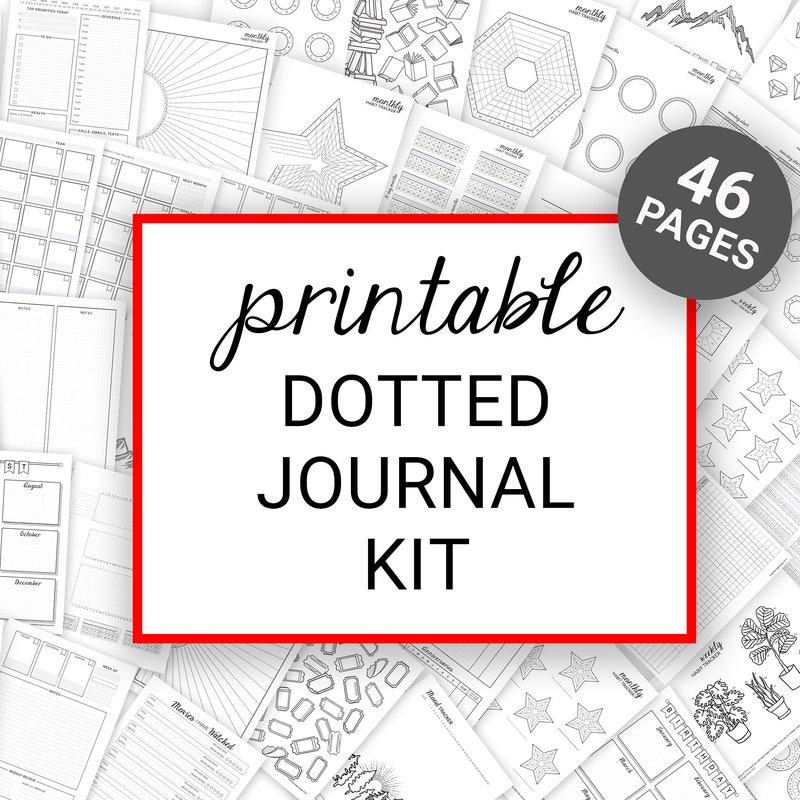 Bullet Journal Starter Kit - Etsy