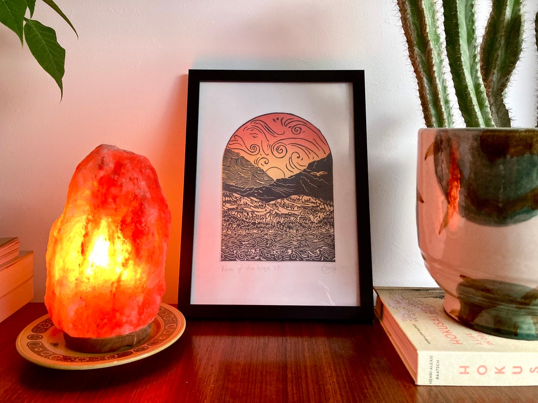 Original Limited Edition Lino Print, Hand Carved, Hand Printed, of a ...