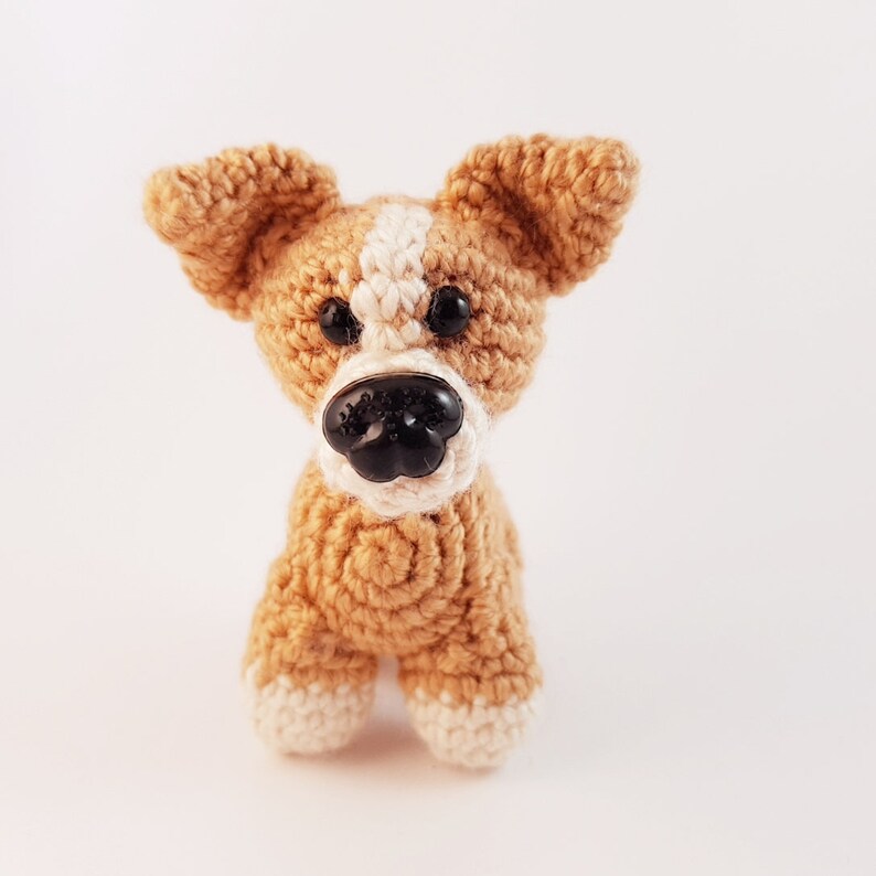 Crochet Dog Pattern, Little Puppy Tutorial, Miniature in Decor, Pdf ...