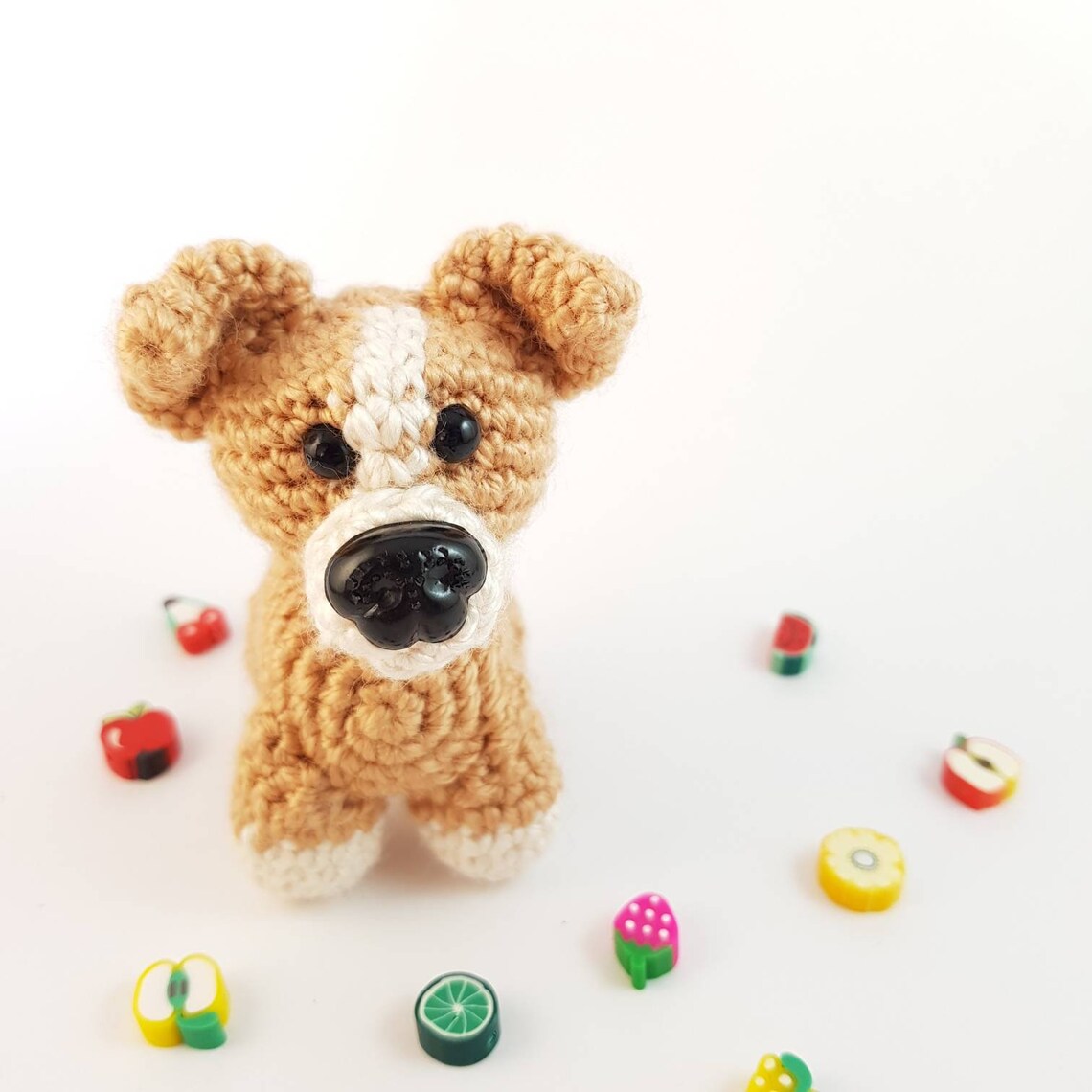 Crochet Dog Pattern Little Puppy Tutorial Miniature in - Etsy