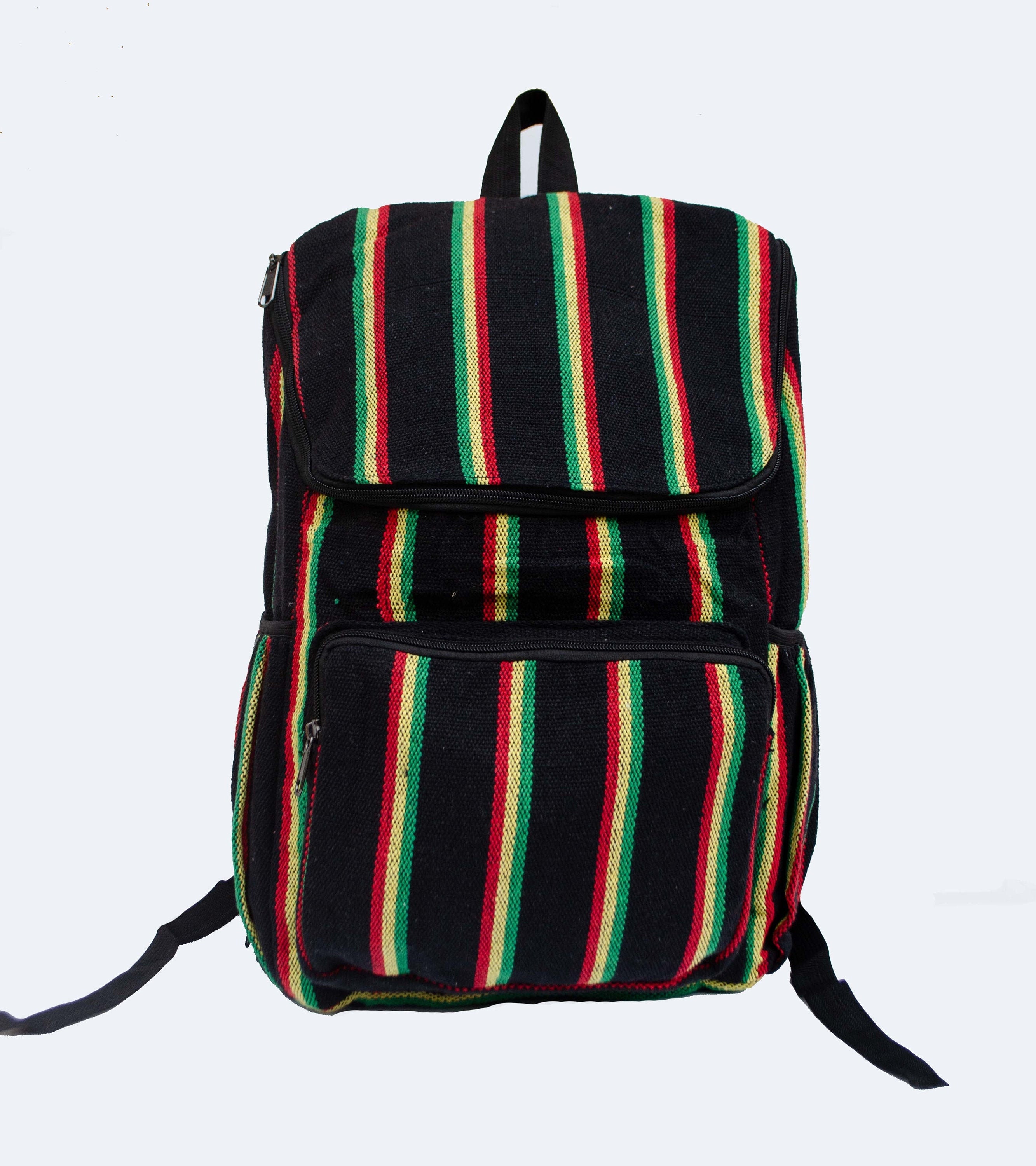 Rasta Cotton Backpack Handmade Bohemian Hippie Backpack Bag | Etsy