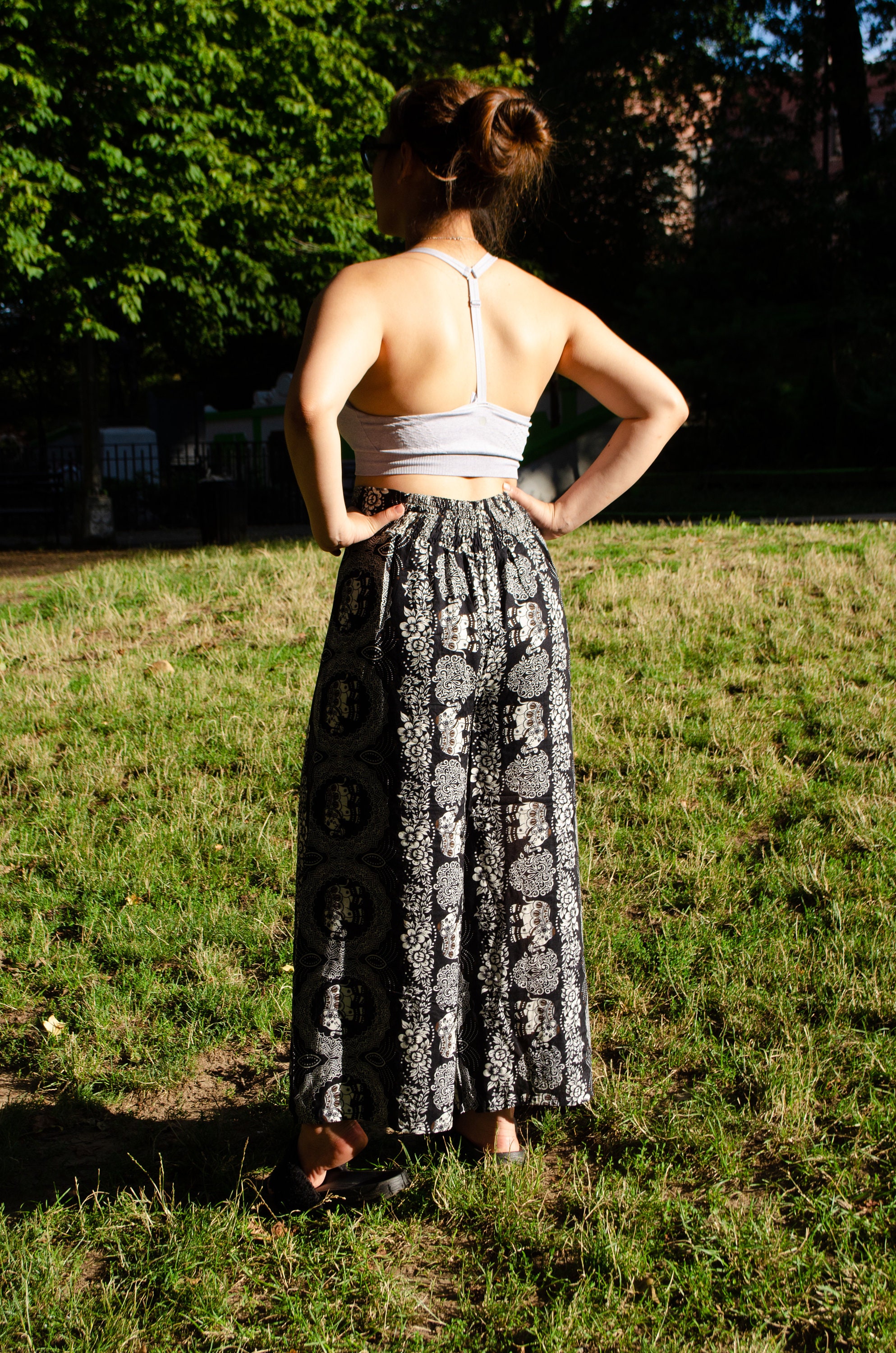 Handmade Harem Pants Waist Tie Open Leg 100% Rayon One - Etsy