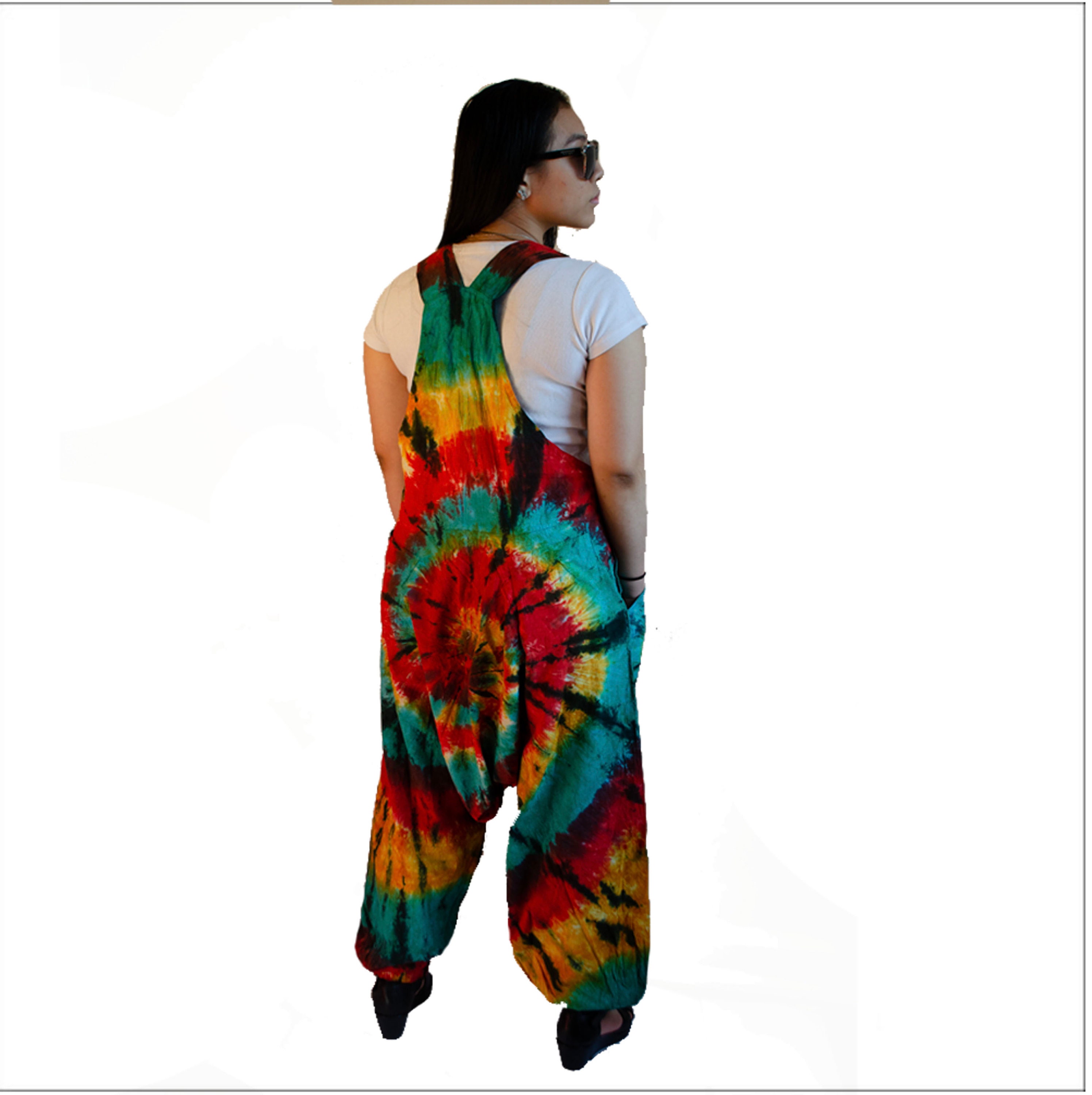 Handmade Cotton Rasta Low Crotch Drop Crotch Nepal Overalls - Etsy