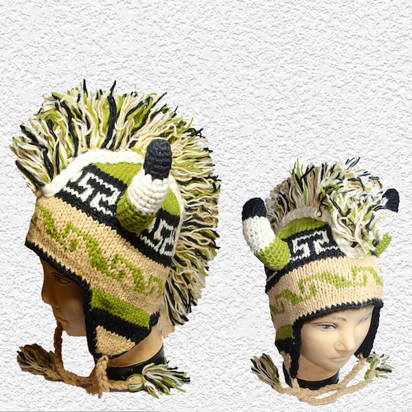 Crochet Mohawk Hat - Etsy