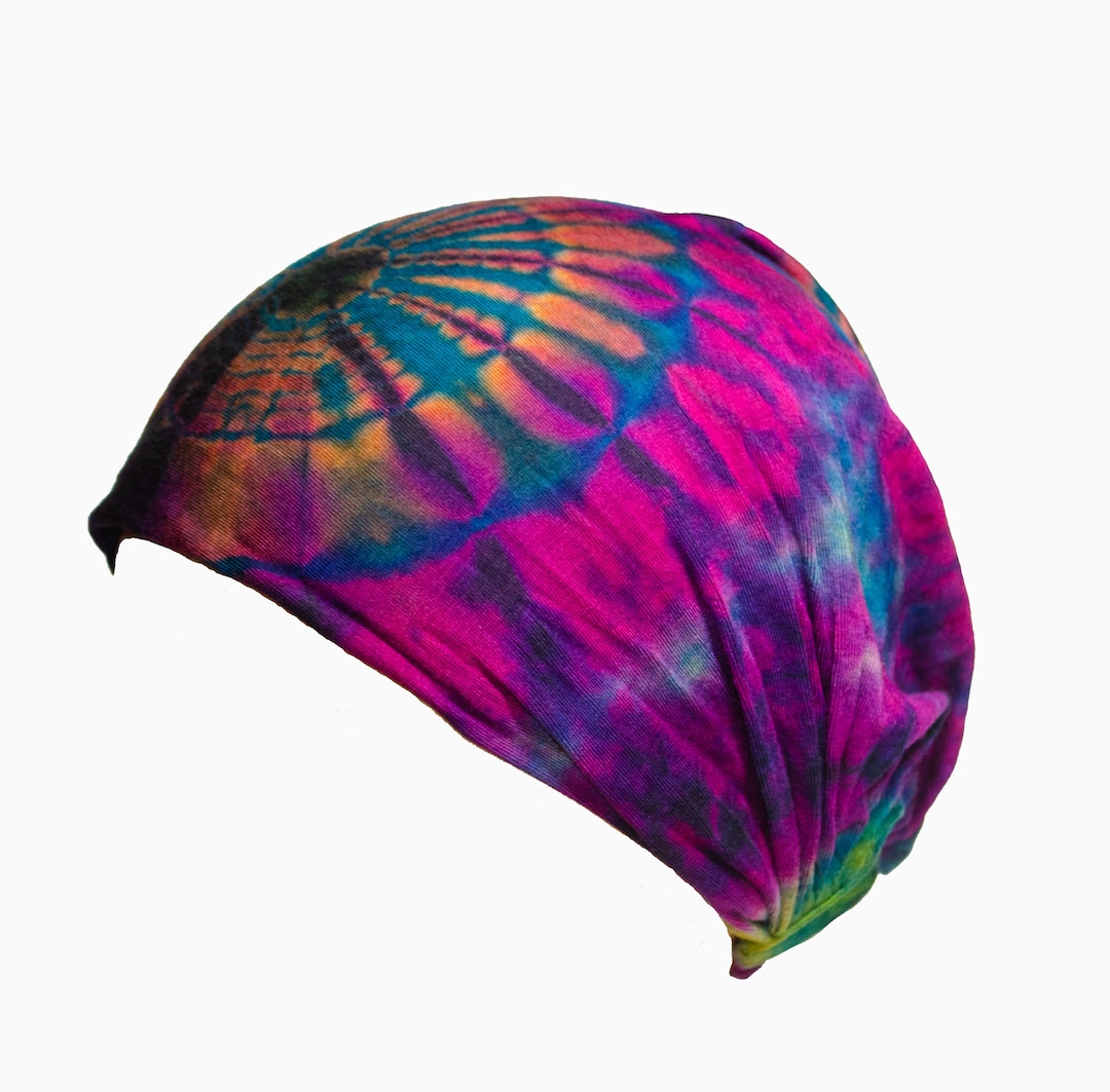 Spandex Handmade Tie Dye Headband Bandana | Womens Hippie Boho ...