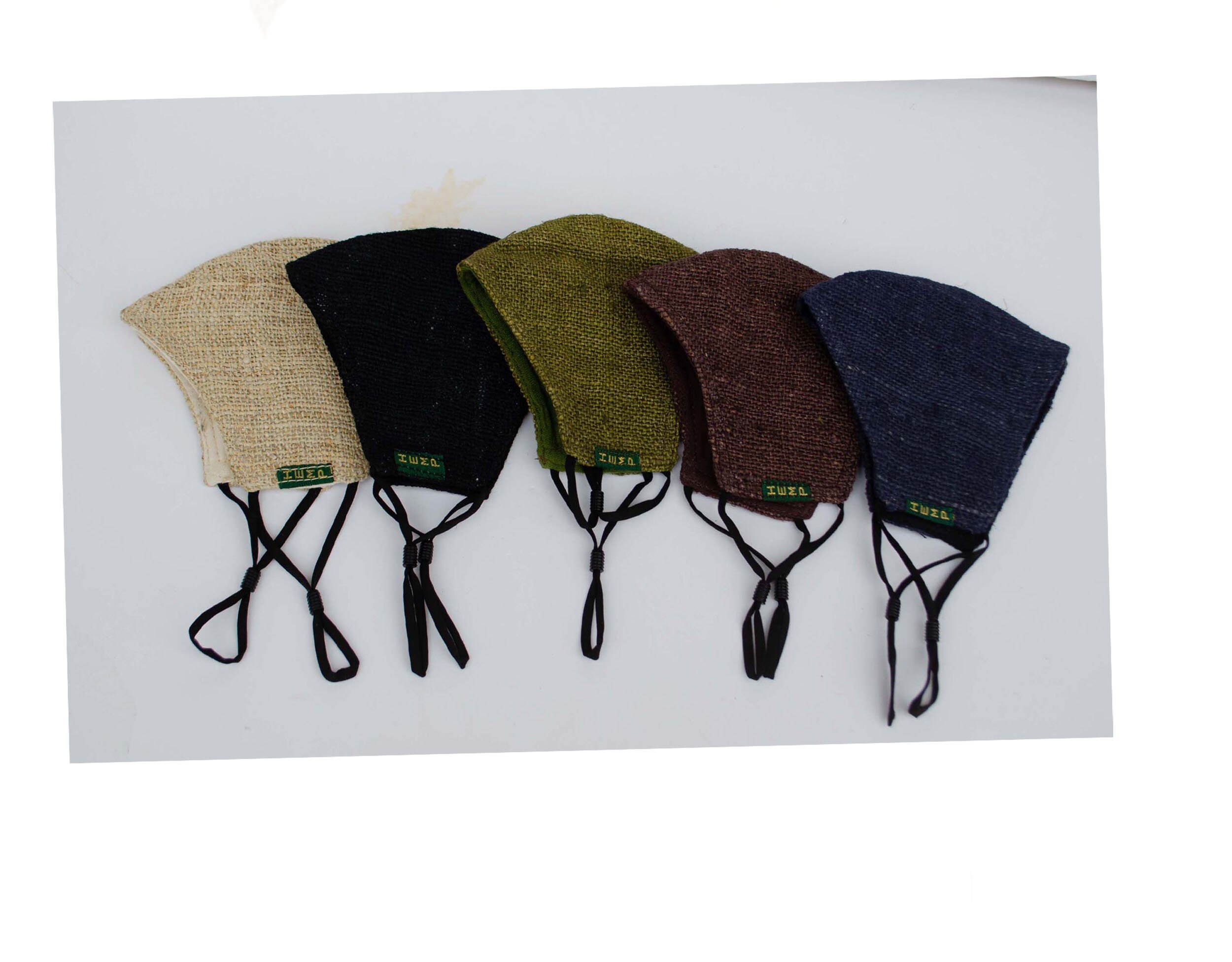 Handmade Hemp Face Mask With Filter Unisex Reusable - Etsy