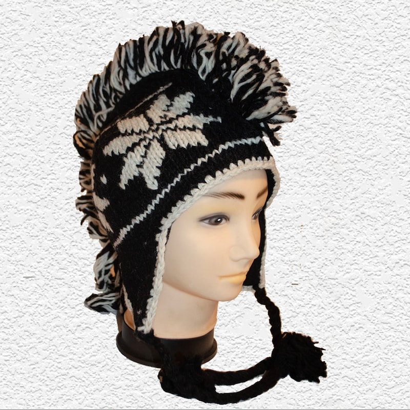 Crochet Mohawk Hat - Etsy