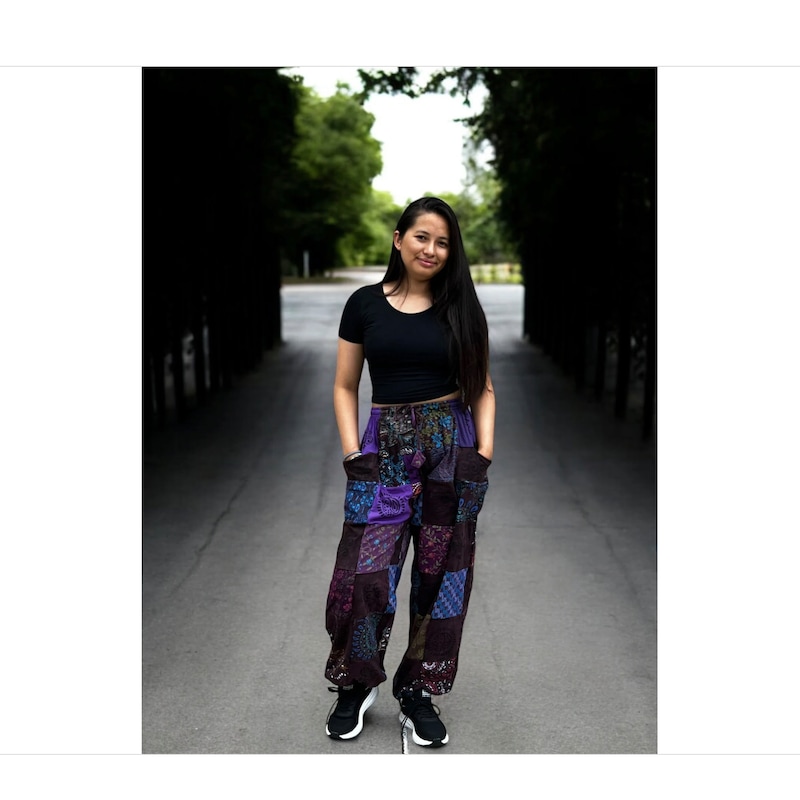 Patchwork Pants Rave - Etsy