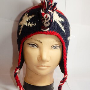 United States USA Mohawk Handmade Hat Star Design Mohawk Hat One Size ...