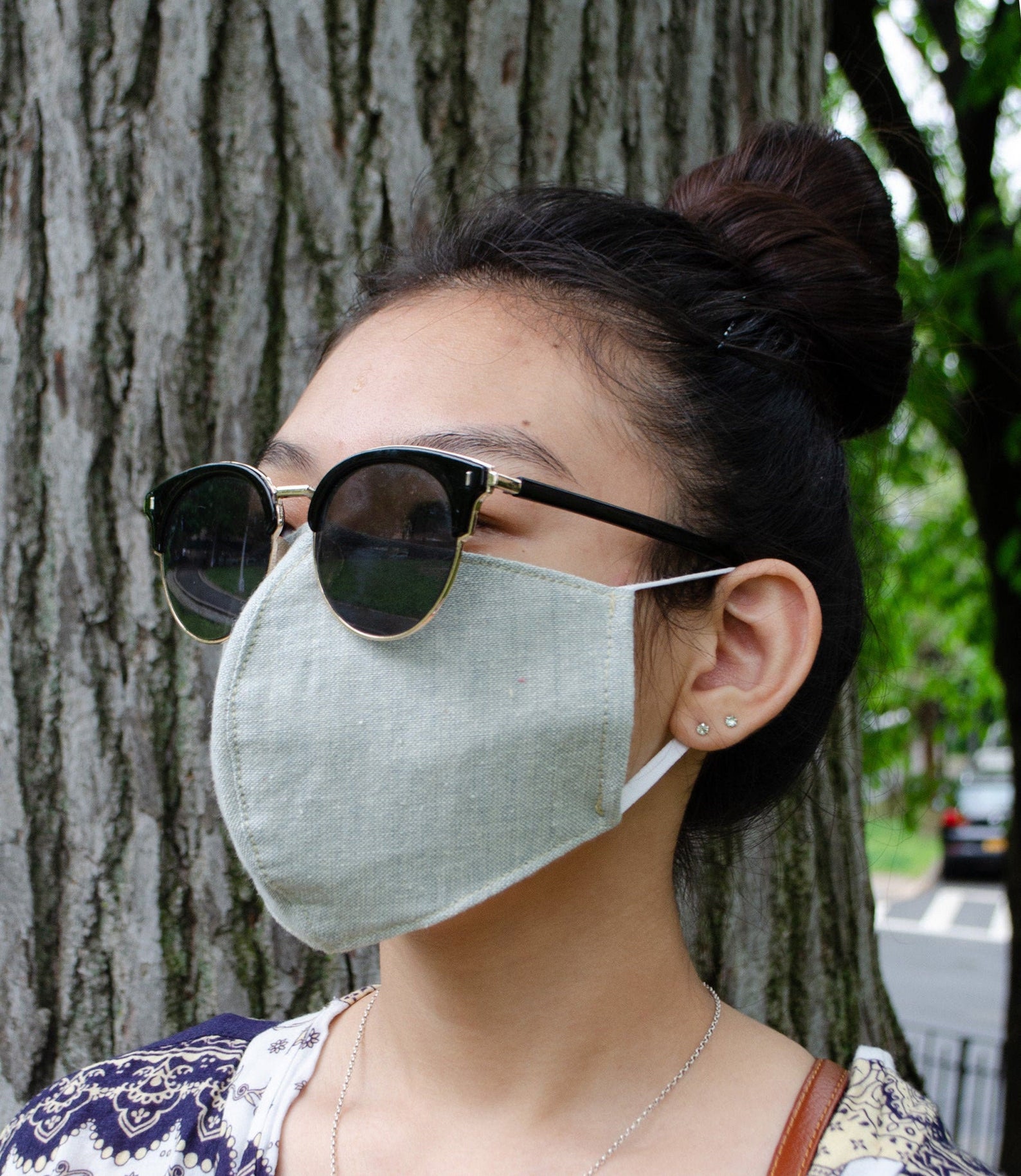 Handmade Hemp Face Mask With Filter Unisex Reusable | Etsy