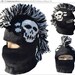 Handmade Black Skull Mohawk Handmade - Etsy