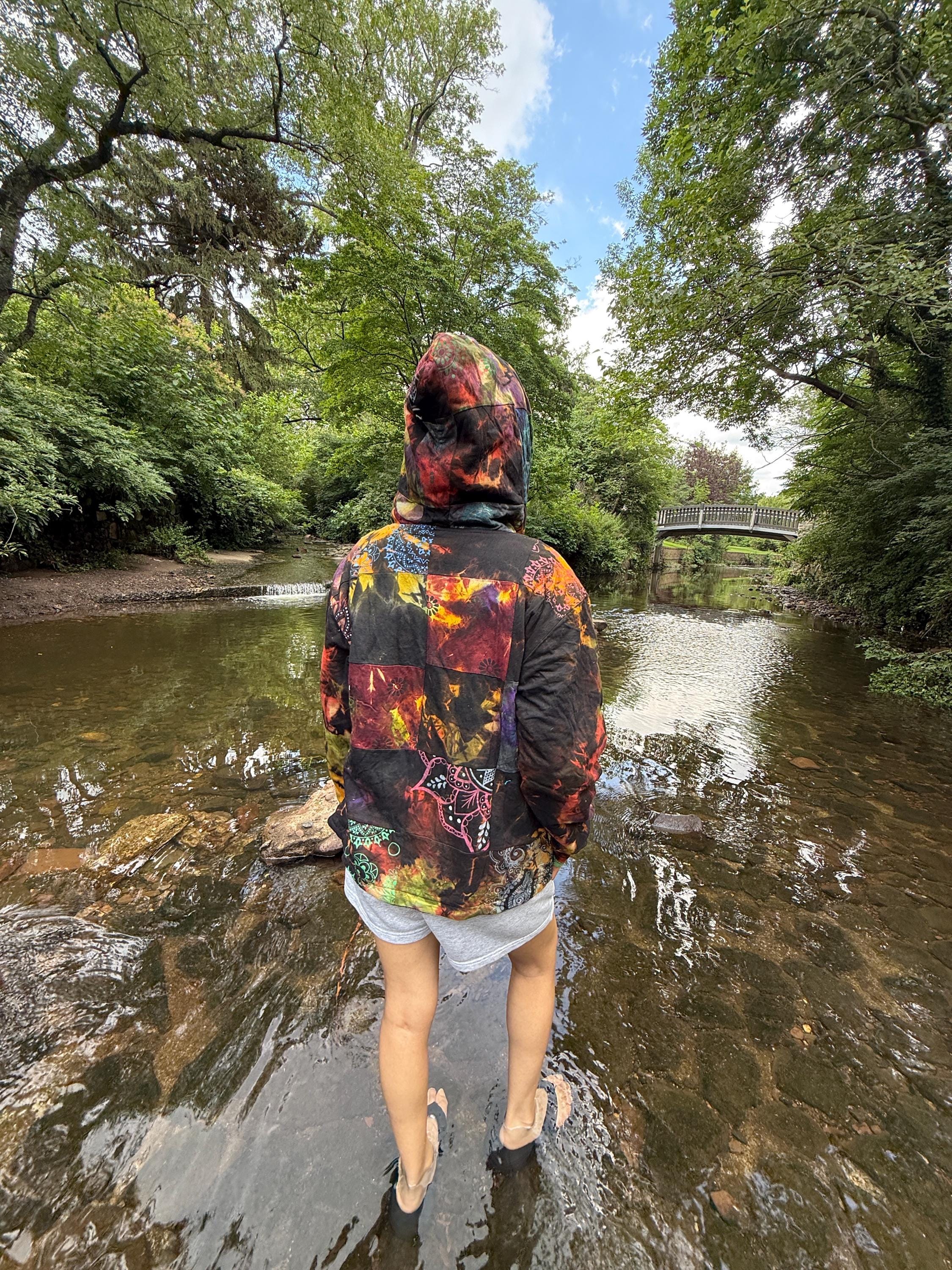 Colorful Cotton Razor Cut Jacket: Unisex Nepali Handmade Outerwear - Etsy