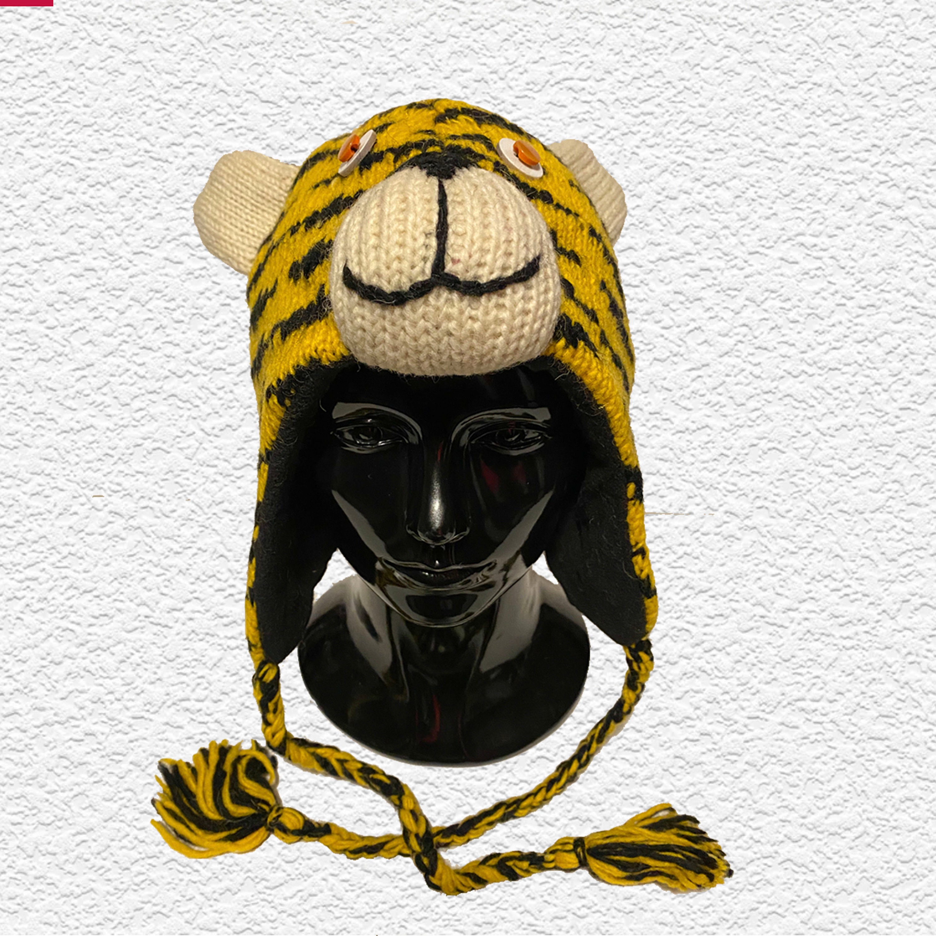 Adult Unisex Handmade Wool Animal Hat Mixed Designs | Etsy