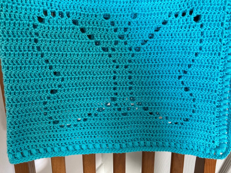 Butterfly Filet Crochet Pattern Blanket Afghan Baby - Etsy