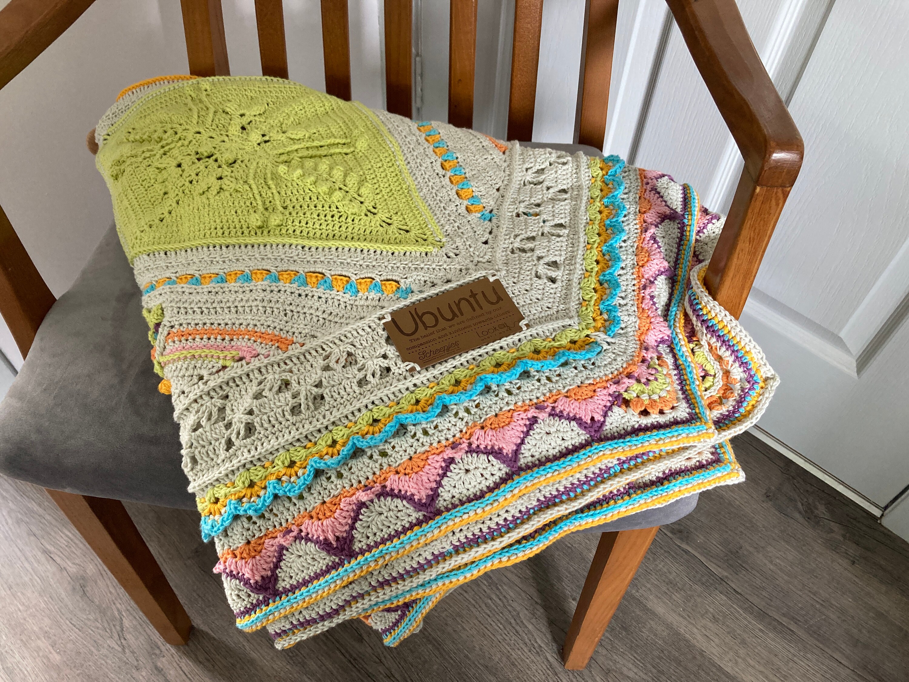 Ubuntu Handmade crochet blanket using Scheepjes yarn | Etsy