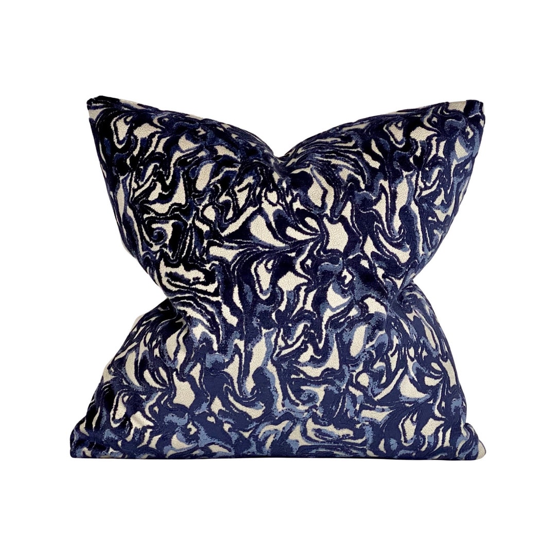 Marla Cut Velvet Pillow Cover - Etsy