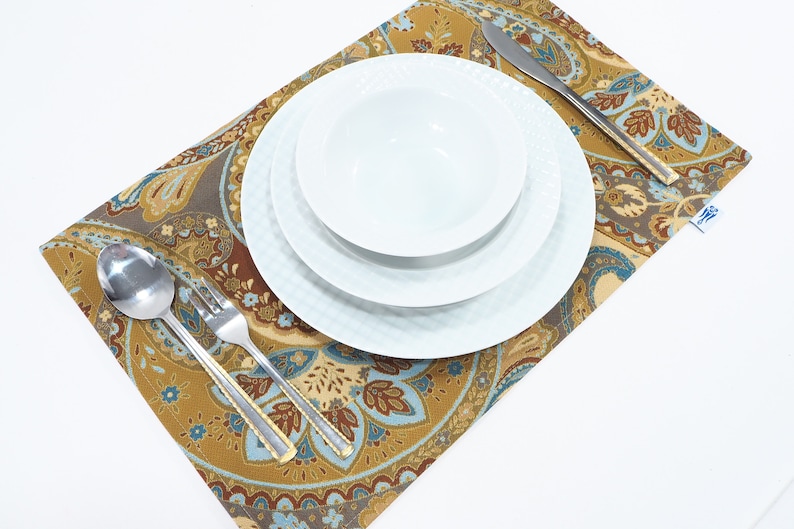 Turkish Beige Place Mats, Place Mats 12x18, Table Decor, Table ...