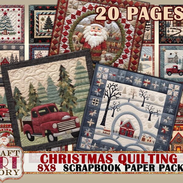 Quilt Scrapbook Paper - Etsy