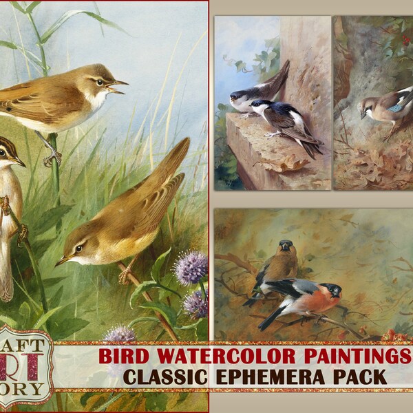 Ephemera Bird - Etsy