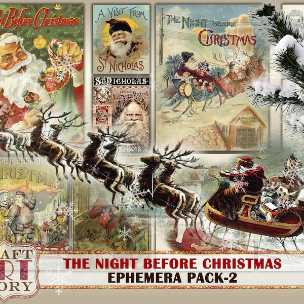 The Night Before Christmas - Etsy